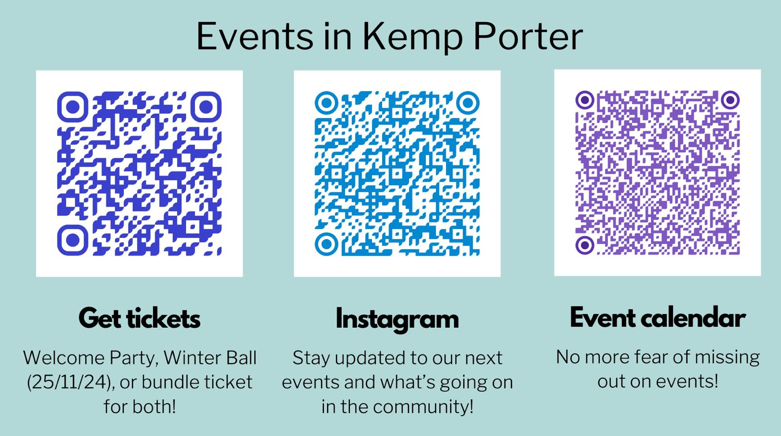 Welcome Week – Kemp Porter Buildings